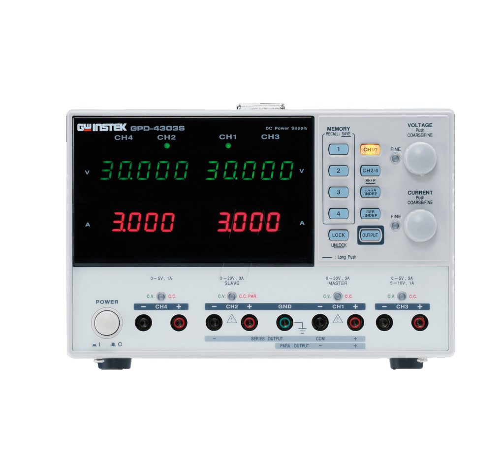 منبع تغذیه DC دوبل تراکینگ مدل GPD-4303s گودویل - الکینو | Elecino